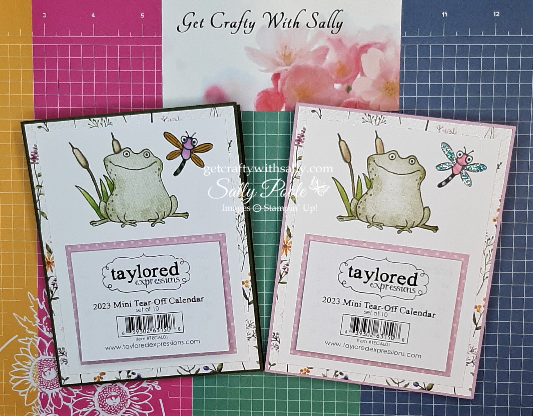 Stampin' Up! At The Pond Calendar Easel Card - Get Crafty With Sally